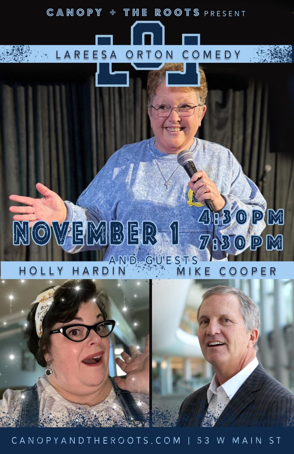Squeaky-Clean Comedy Night featuring LaReesa Orton w/guests Mike Cooper ...